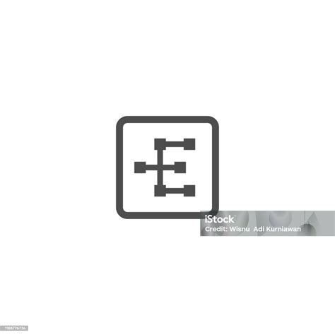 문자 E 연결 기호 벡터 디자인 일러스트 0명에 대한 스톡 벡터 아트 및 기타 이미지 0명 개념 개념과 주제 Istock