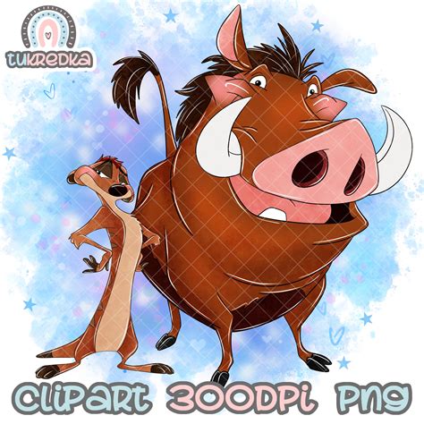 The Lion King Pumbaa Timon Clip Art Png Cartoon Sublimation Png