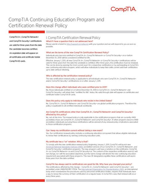 Pdf Comptia Certification Renewal Policy Dokumen Tips