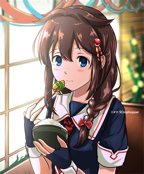 Shigure Kancolle Fanart By Scrophopper On Deviantart