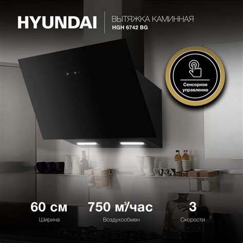 Вытяжка Hyundai HGH 6742 BGMod1 купить по низкой цене: отзывы, фото ...