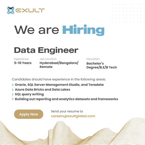 Dataengineer Data Hiringalert Careeropportunity Joinourteam Exult Global