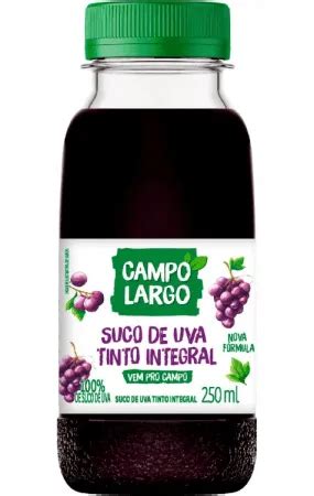 Suco De Uva Integral Campo Largo 900 Ml Banca 12