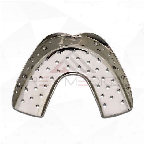 Teeth Protector Metal Grey Medical