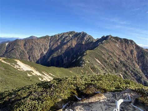 越百山・仙涯嶺・南駒ヶ岳 ホタルイカさんの木曽駒ヶ岳・空木岳・越百山の活動データ Yamap ヤマップ