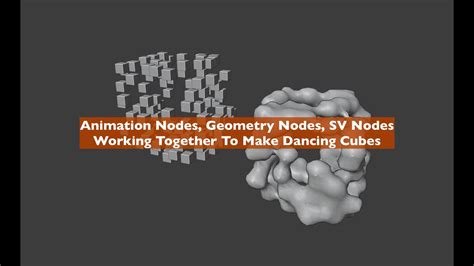 Livenoding Animation Nodes Geometry Nodes And Sv Nodes Work Together To