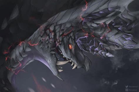 Alatreon Monster Hunter Art Monster Hunter Series Monster Hunter World