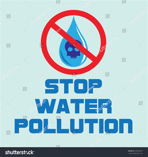 Water Pollution Poster Stock Vector Royalty Free 536306077 Shutterstock