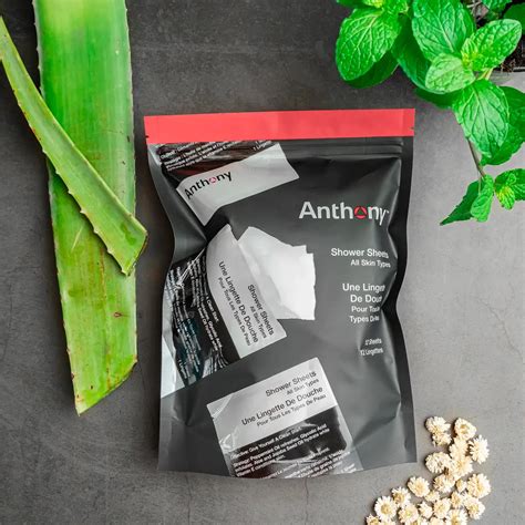 Deodorant And Shower Sheet Duo Anthony Skincare For Men