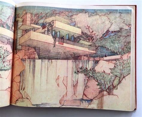 1959 Frank Lloyd Wright Book Drawings For A Living Architecture 1st Ed