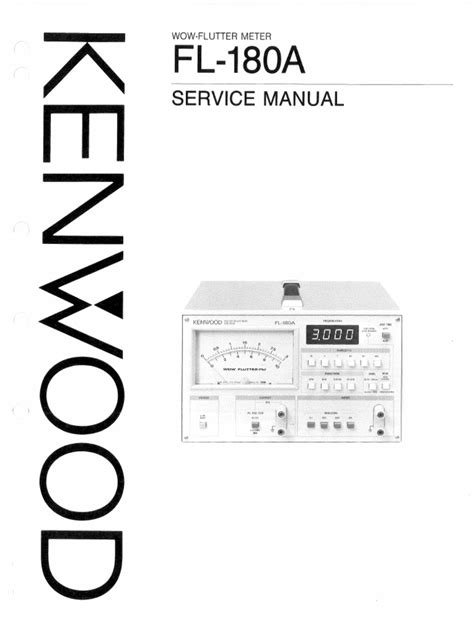 Kenwood Fl 180a Service Pdf