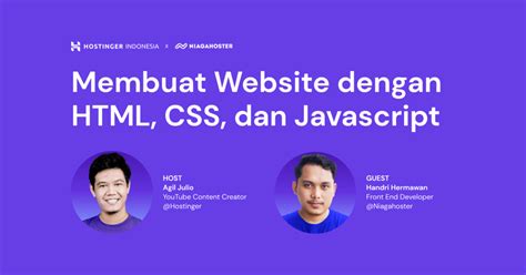 Membuat Website Dengan Html Css Dan Javascript