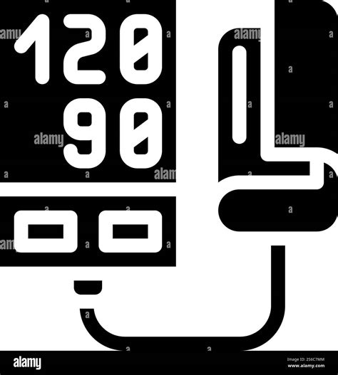 Pressure Measurement Tool Glyph Icon Vector Pressure Measurement Tool