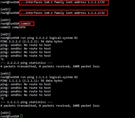 Konfigurasi IP Loopback Dan Static Route Di JunOS PT Ilmi Teknik Dwi Perdana Security