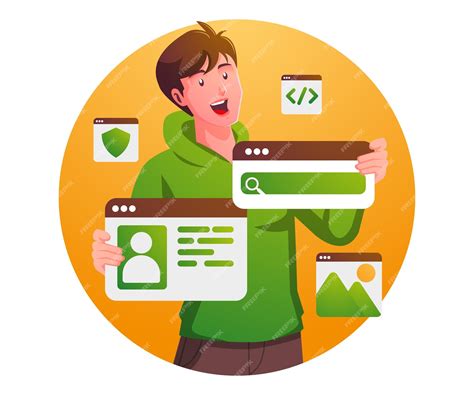 Premium Vector Programmer Engineering And Website Development