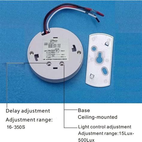Jual Saklar Lampu Sensor Gerak Pir Switch Otomatis Motion Detector Plafon Shopee Indonesia