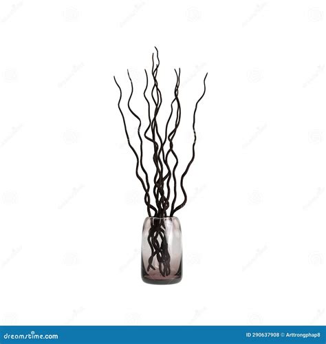 3d Illustration Of Flower Vase Decoration Isolated On White Background