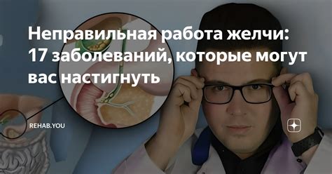 Неправильная работа желчи 17 заболеваний которые могут вас настигнуть Rehab You Дзен