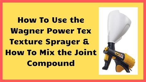 Wagner Power Tex Texture Sprayer Parts
