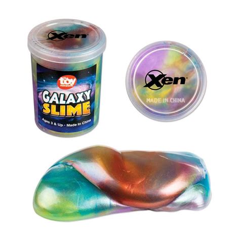Custom Printed Galaxy Slime Promotional Galaxy Slime