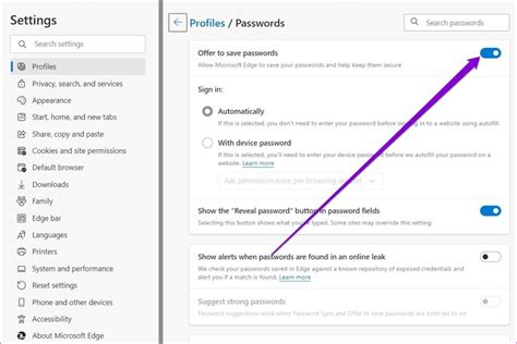 Top Ways To Fix Microsoft Edge Not Saving Passwords Guiding Tech