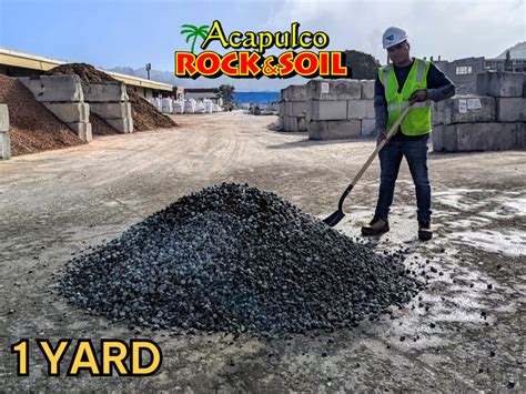 Cubic Yard Visual Guide — Acapulco Rock And Soil Topsoil And Gravel In