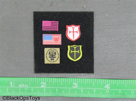 C B R N Assault Team Patch Set Blackopstoys
