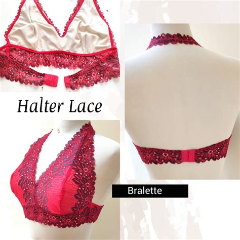 Pdf Bralette Sewing Pattern Womens Halter Neck Bralette Etsy