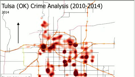 Crime Data Analyses Using Gis Using Open Data From The City Of Tulsa Ok
