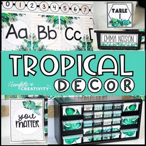 Bright And Simple Classroom Decor Bundle Confetti And Creativity