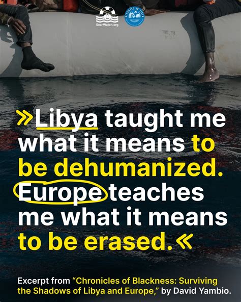 Sea Watch Europe Is Complicit In The Horrific Conditions Faced By
