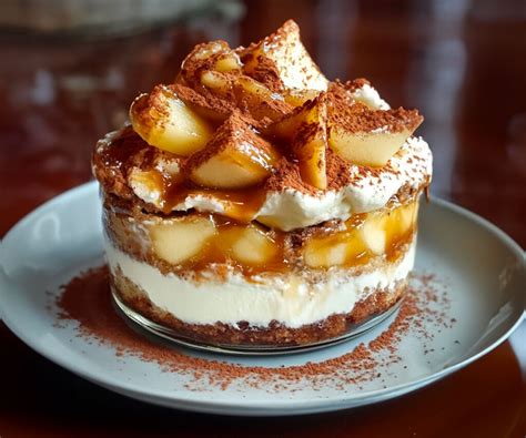 Tiramisu Caramel Beurre Salé et Pommes Poêlées Chef