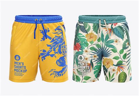 Premium Psd Mens Shorts Mockup