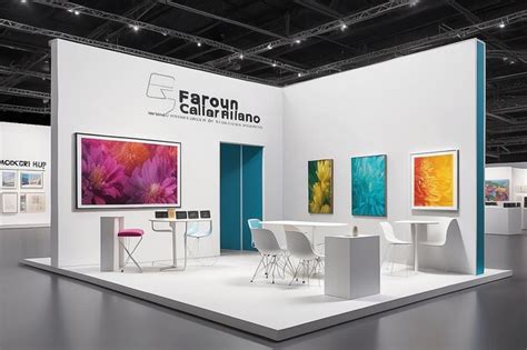 Premium Photo Art Fair Display Mockup Personalize Exhibitions With Style