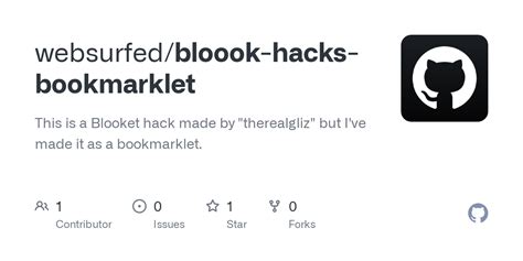 Github Websurfedbloook Hacks Bookmarklet This Is A Blooket Hack Made By Therealgliz But I