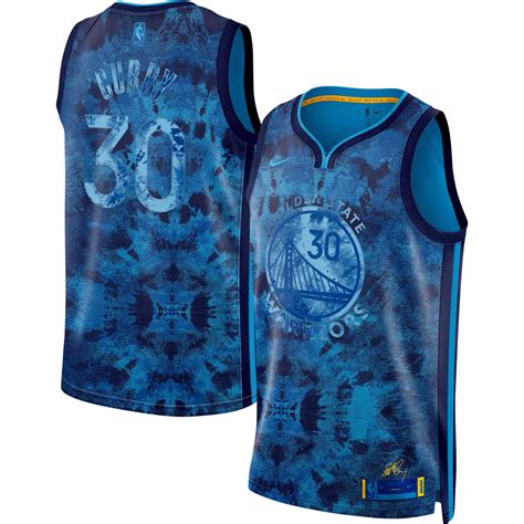 Golden State Warriors Stephen Curry Blue Select Series Jersey All