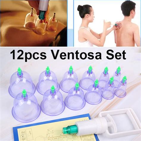 12pcs Ventosa Set Traditional Ventosa Cupping Set Massage Ventosa Massage Set Health Treatment