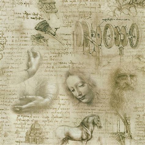Leonardo Da Vinci Pattern Srkd 20097 199 Antique From The Masters