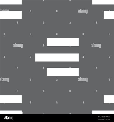 Right Aligned Icon Sign Seamless Pattern On A Gray Background Vector