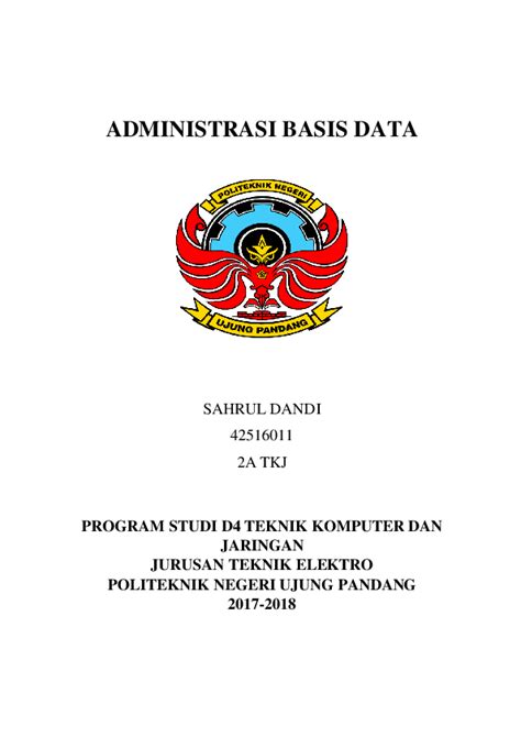 Pdf Administrasi Basis Data