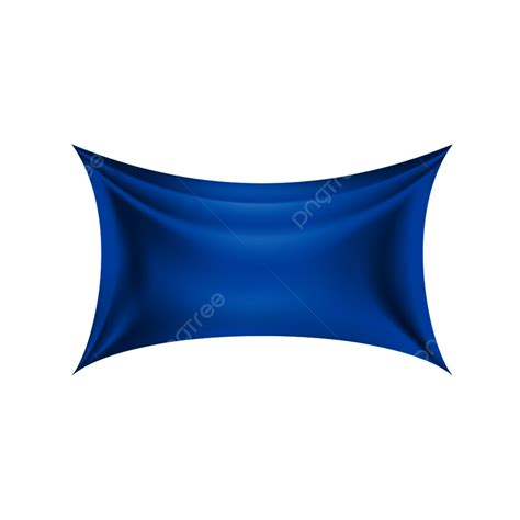 Waving The Blue Flag On A White Background Symbol Mark Advertising Png And Vector With