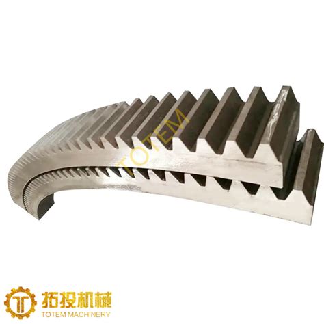 Totem Gear Toothed Rack Forging Casting Gear Segment China Gear Rack