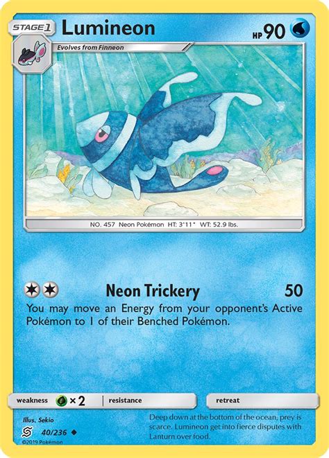 Name Lumineon ‹ Pkmncards