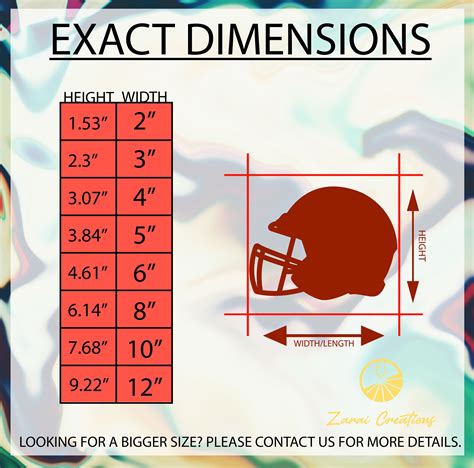 Football Helmet Dimensions At Sandra Mathers Blog