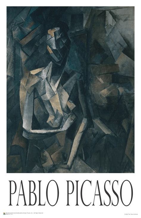 Pablo Picasso Figure Dans Un Fauteuil Poster 11 X 17 Walmart