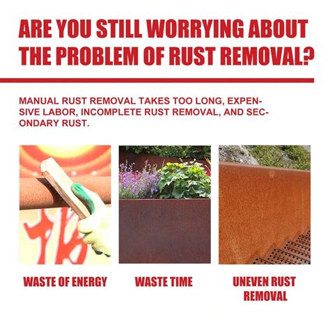 Rayhong Rust Free Primer Car Rust Converter Metal Renovation Loose Rust