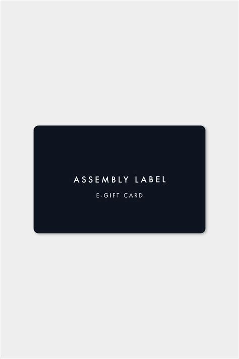 Assembly Label T Cards Assembly Label