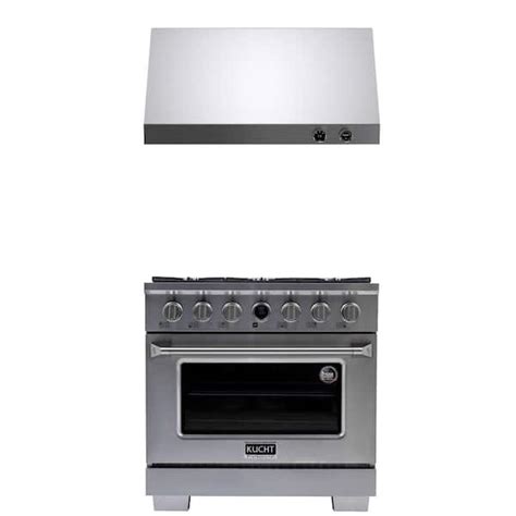 Kucht Gemstone 36 In 5 2 Cu Ft 6 Burners Dual Fuel Range Natural Gas