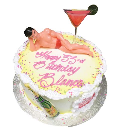 Happy Birthday Sexy Guy Cake