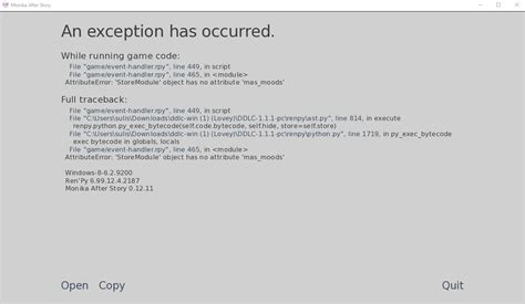 Ddlc Mas Attributeerror Storemodule Object Has No Attribute Masmoods · Issue 9666